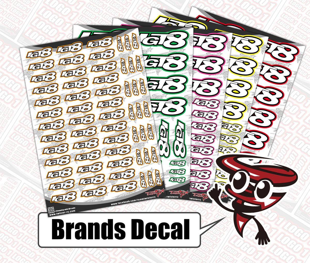 IGT8 Brands Decal – Twister RC