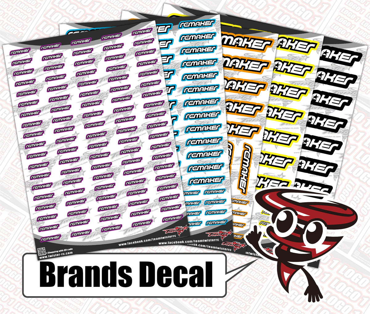 RCMAKER Brands Decal – Twister RC