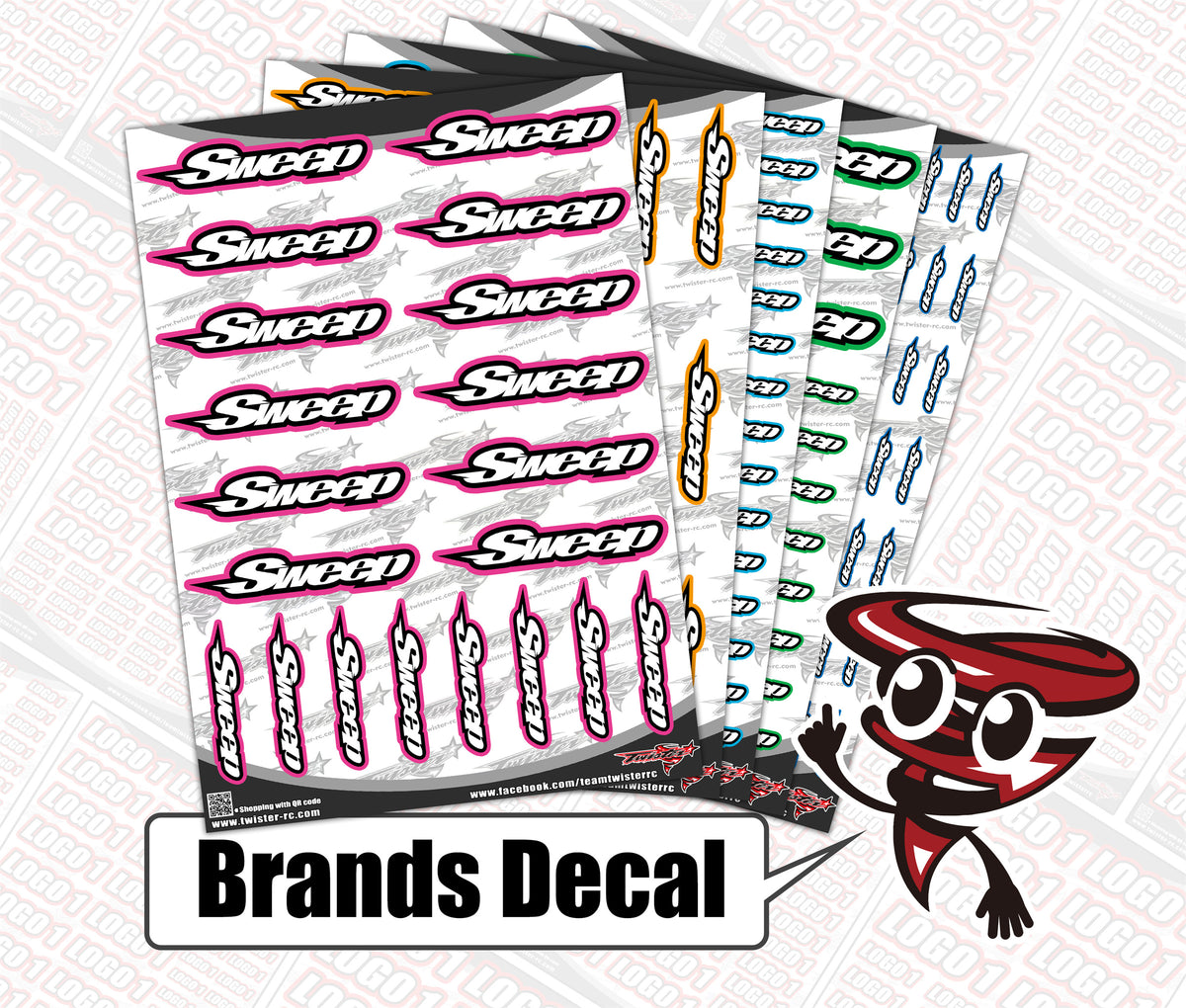 SWEEP Brands Decal – Twister RC