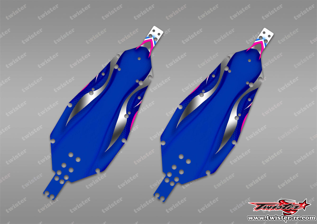 TR-B7CP-MA1 Team Associated RC10 B7 Chassis Protector Metallic/Optical ...