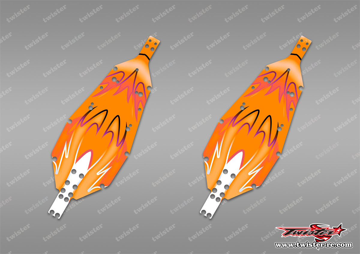 TR-B7CP-MA11 Team Associated RC10 B7 Chassis Protector Metallic/Optica ...