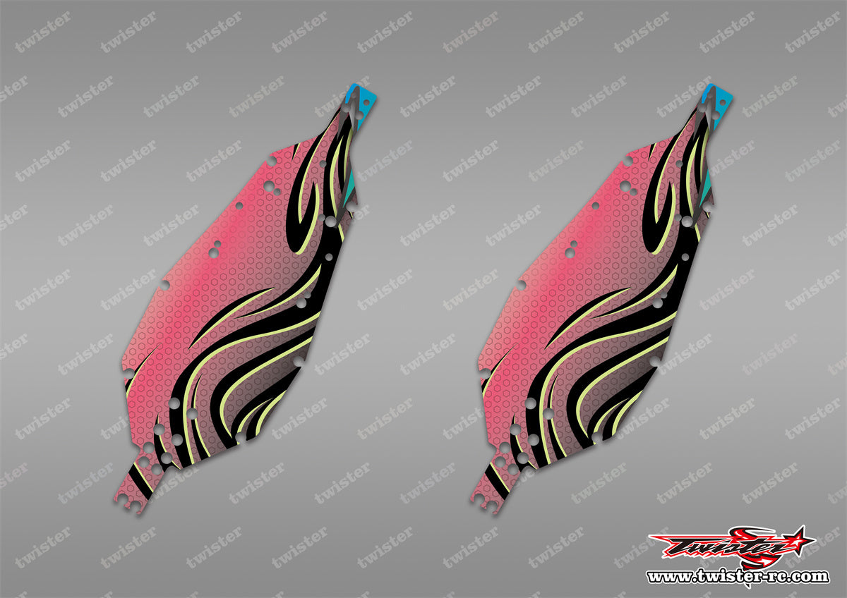 TR-B7CP-MA14 Team Associated RC10 B7 Chassis Protector Metallic/Optica ...