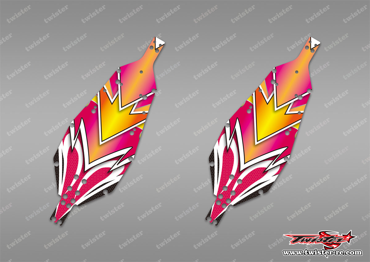 TR-B7CP-MA15 Team Associated RC10 B7 Chassis Protector Metallic/Optica ...