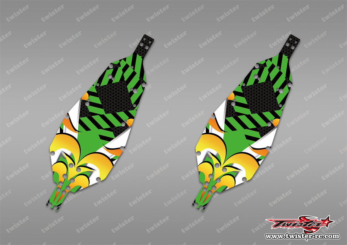 TR-B7CP-MA17 Team Associated RC10 B7 Chassis Protector Metallic/Optica ...