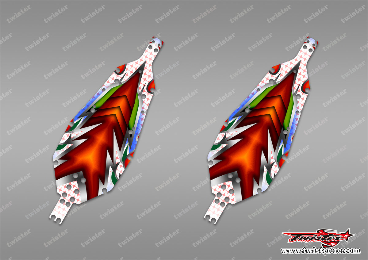 TR-B7CP-MA20 Team Associated RC10 B7 Chassis Protector Metallochrome/O ...