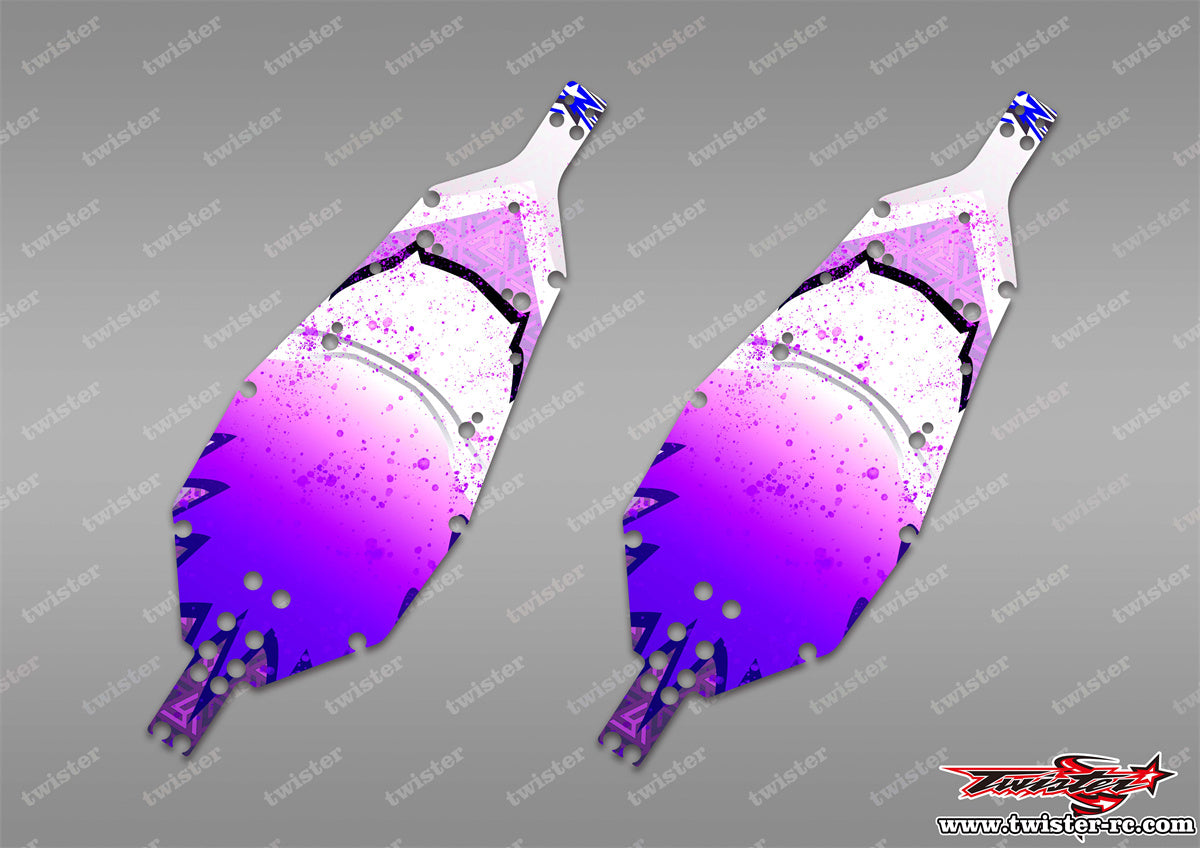 TR-B7CP-MA6 Team Associated RC10 B7 Chassis Protector Metallic/Optical ...