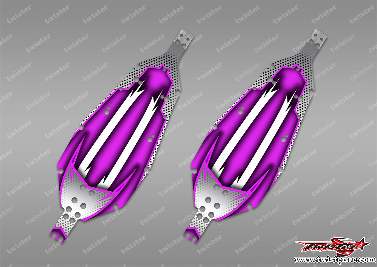 TR-B7CP-MA8 Team Associated RC10 B7 Chassis Protector Metallic/Optical ...