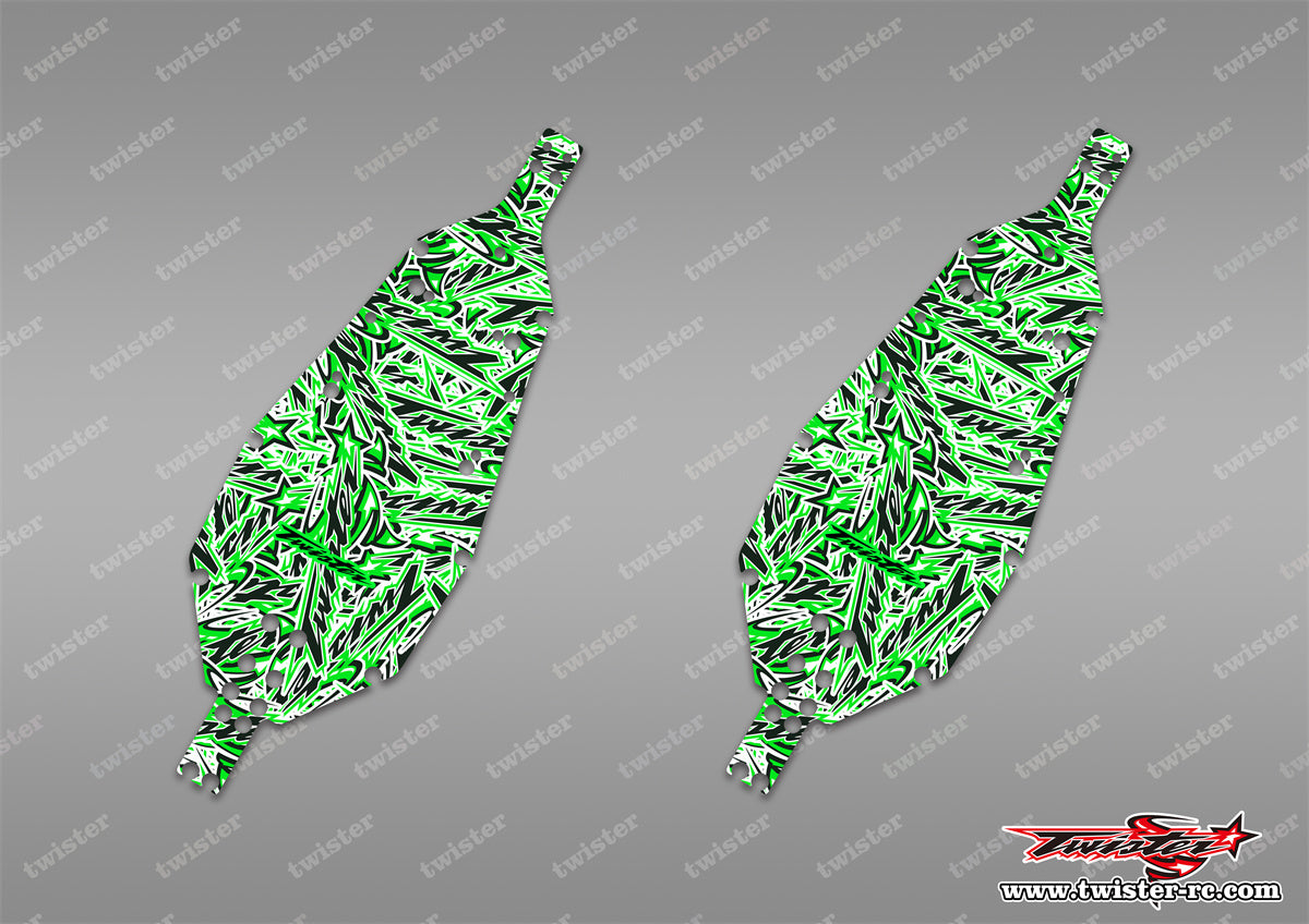 TR-B7CP-MT3 Team Associated RC10 B7 Chassis Protector Optical White Pa ...