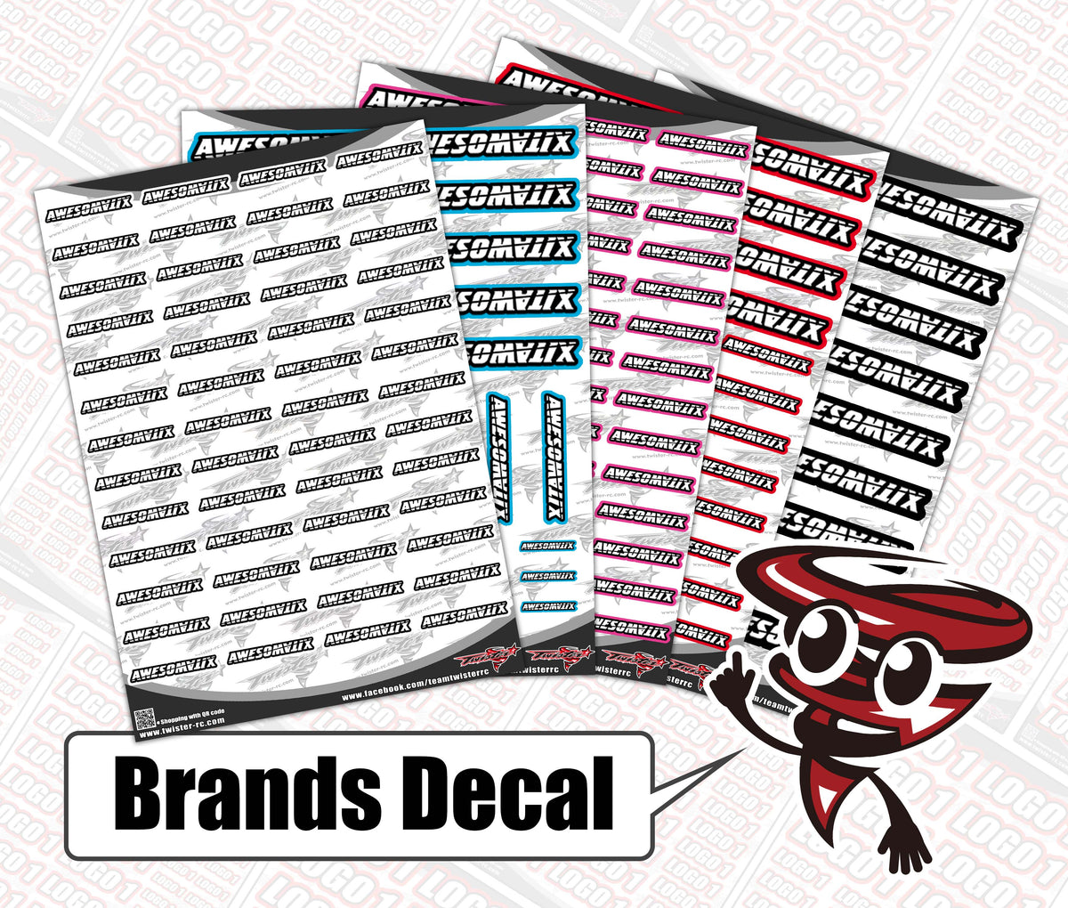AWESOMATIX Brands Decal – Twister RC