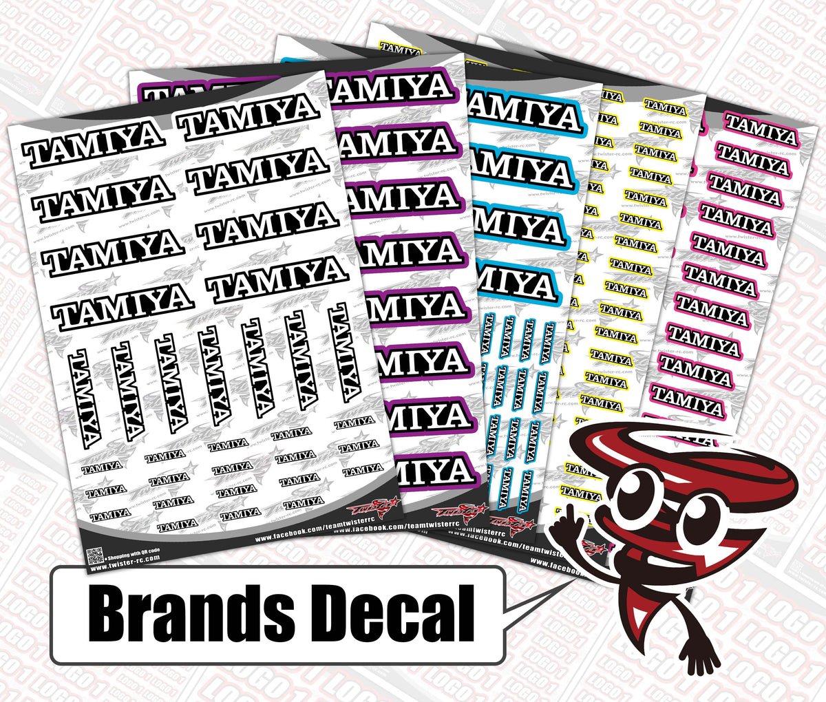 TAMIYA Brands Decal – Twister RC