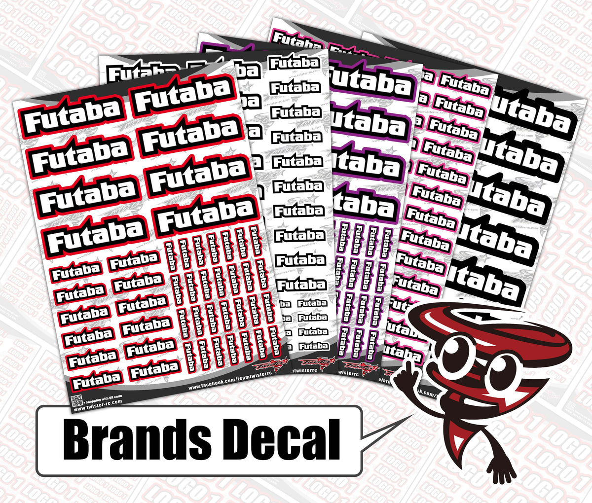 Futaba Brands Decal – Twister RC