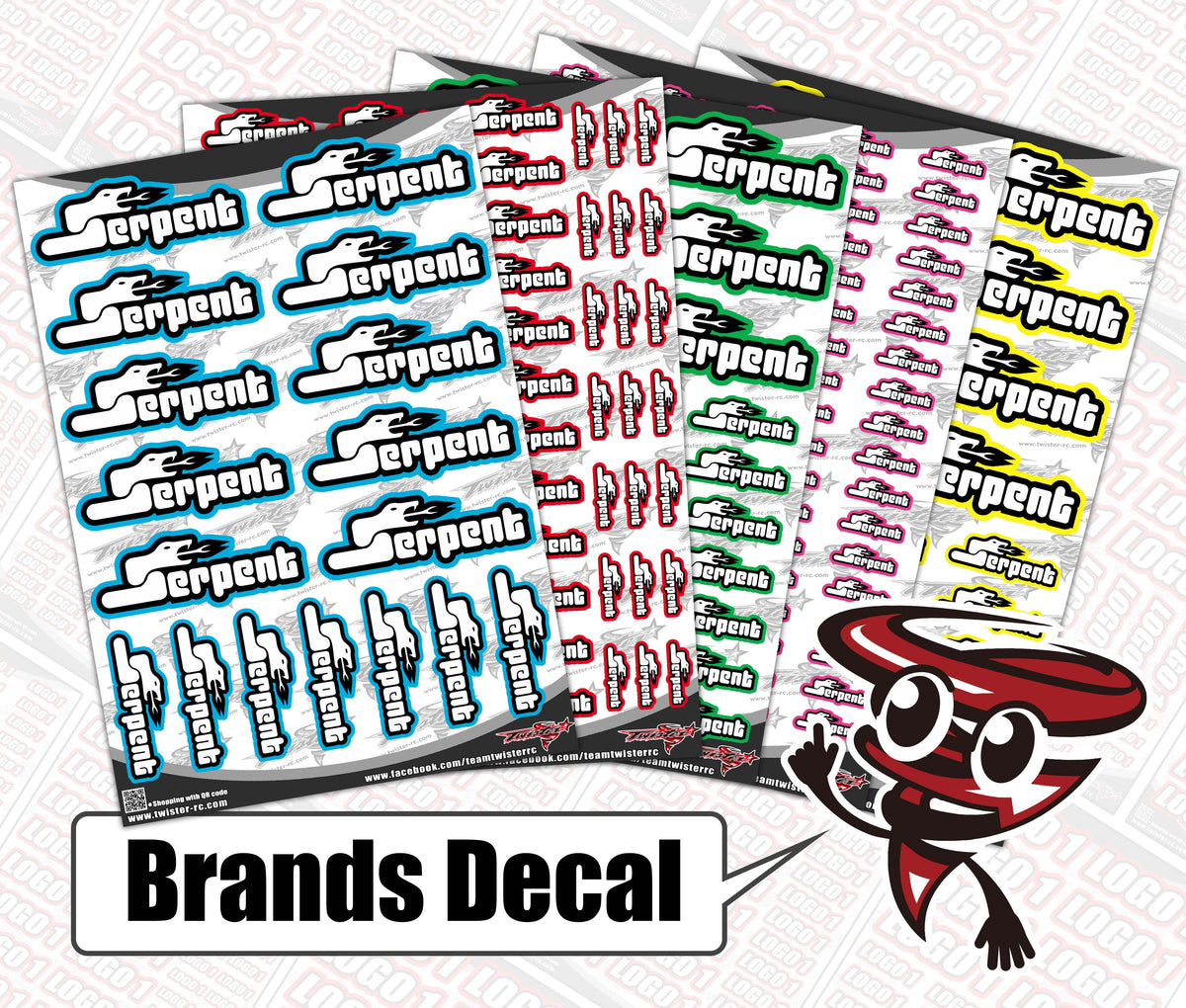 Serpent Brands Decal – Twister RC