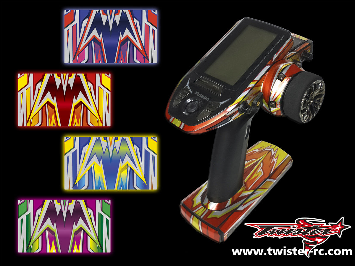 TR-4PV-MA4 Futaba 4PV Metallic/Optical White Pattern Radio Wrap ( Type ...