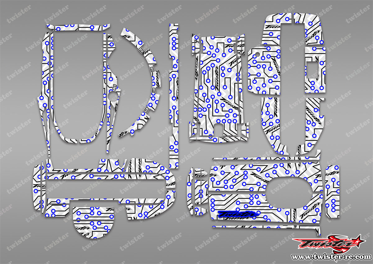 TR-4PV-MT4 Futaba 4PV Optical White Pattern Radio Wrap ( Type MT4 ) 4 ...