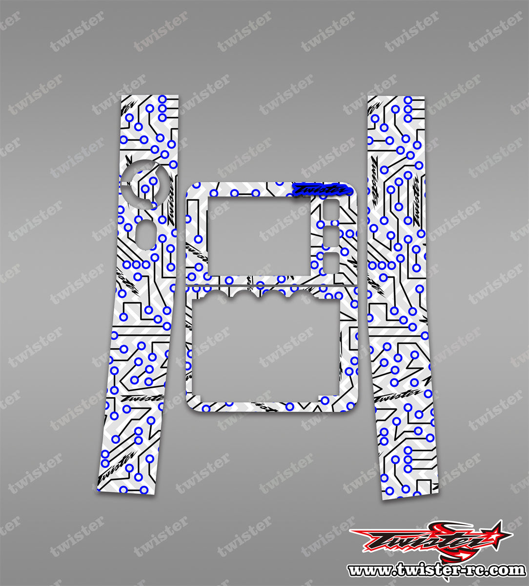 TR-C4EVO-MT4 ISDT C4 EVO Optical White Pattern Wrap ( Type MT4 ) 4 Col ...