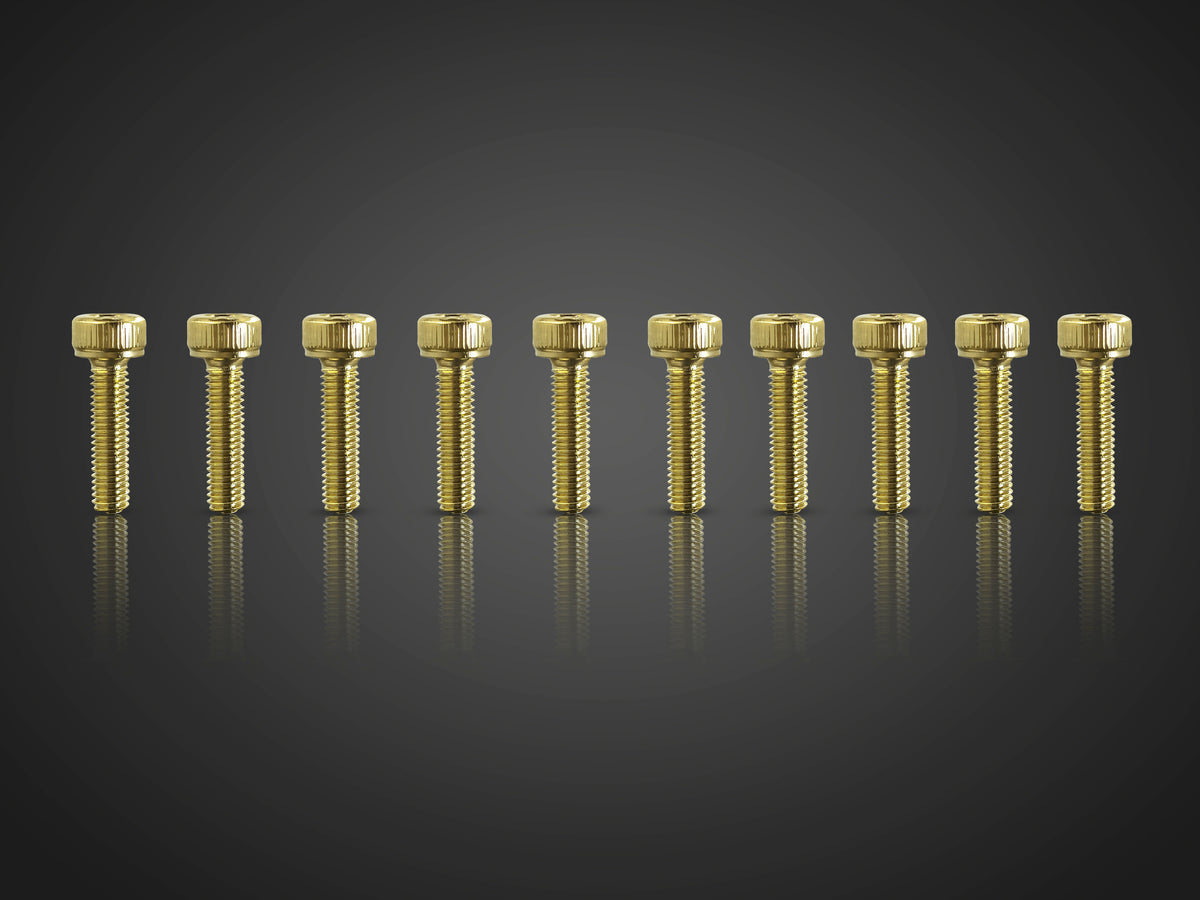 TR-GST-H Gold Plated M3 Hex. Socket Head Screws – Twister RC