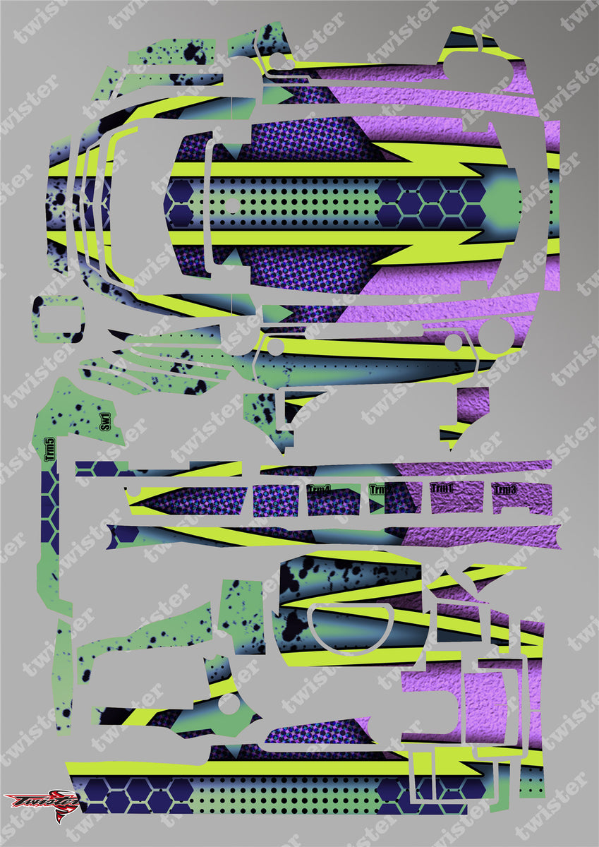 TR-M17-MA9 Sanwa M17 Metallic/Optical White Pattern Radio Wrap ( Type ...