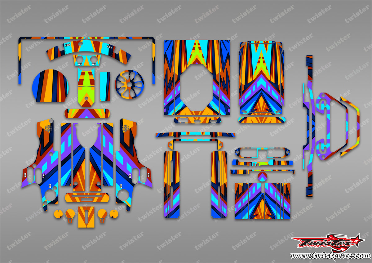 TR-NB4PRO-MA19 Noble NB4 Pro Metallic/Optical White Pattern Radio Wrap ...