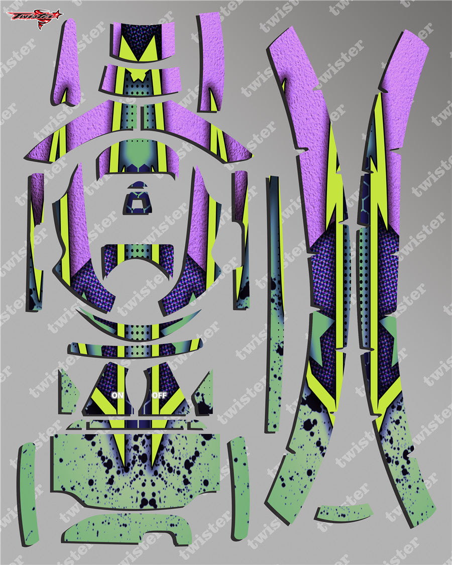 TR-SMA-MA9 Smartcom Headset Metallic/Optical White Pattern Wrap ( Type ...