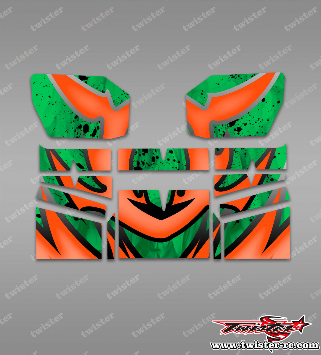 TR-VP23W-MA7 VP 2023 Wing Metallic/Optical White Pattern Wrap ( Type A ...